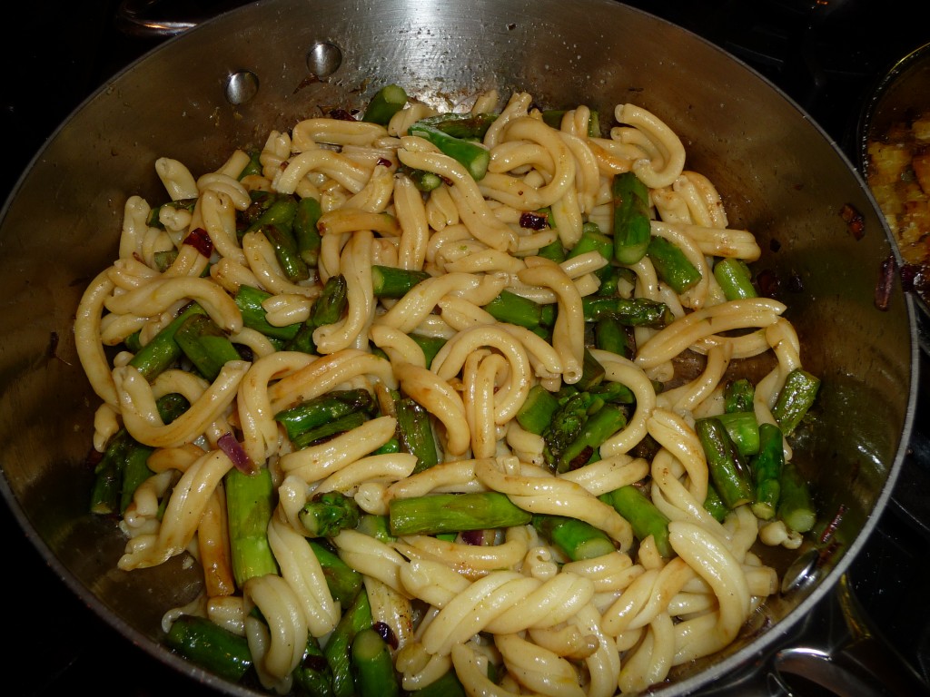Pan-Fried Pasta with Asparagus and Meyer Lemon « Culinary Getaways ...